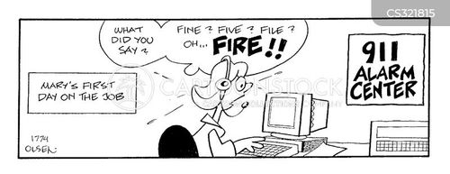 Fire Incident Cartoons and Comics - funny pictures from CartoonStock