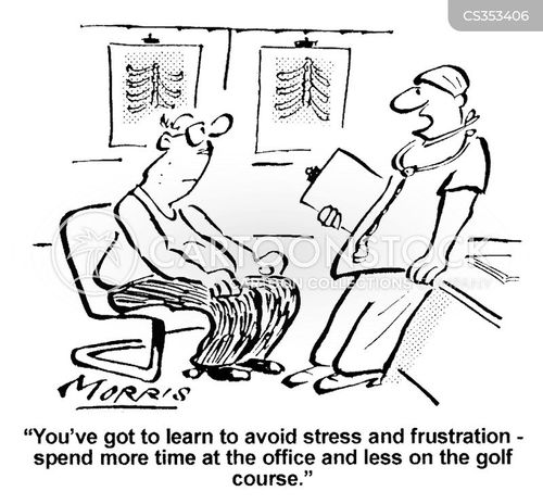 Stress Avoidance Cartoons and Comics - funny pictures from CartoonStock