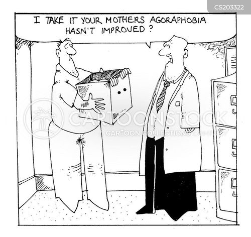 Agoraphobia Cartoons and Comics - funny pictures from CartoonStock