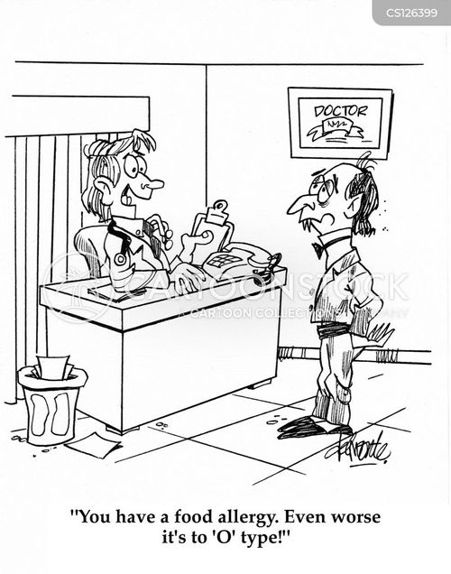 Food Allergy Cartoons and Comics - funny pictures from CartoonStock