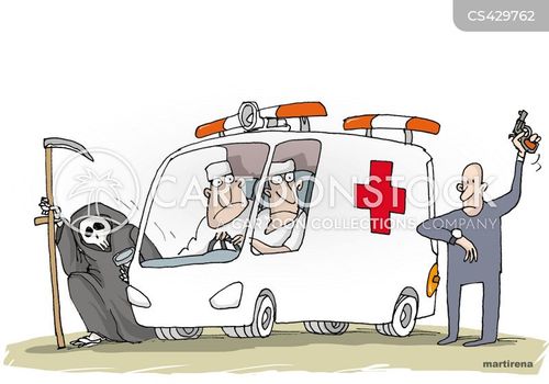 Ambulance Driver Cartoons and Comics - funny pictures from CartoonStock