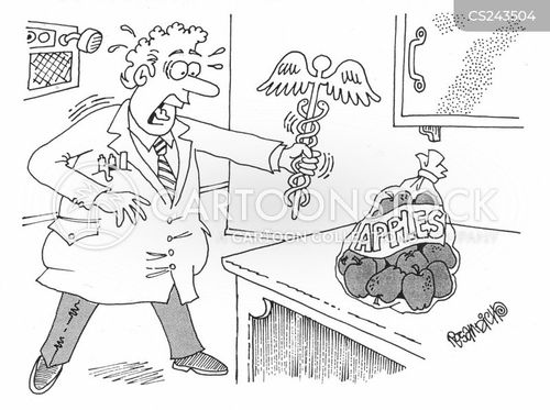 An Apple A Day Keeps The Doctor Away Cartoons and Comics - funny ...