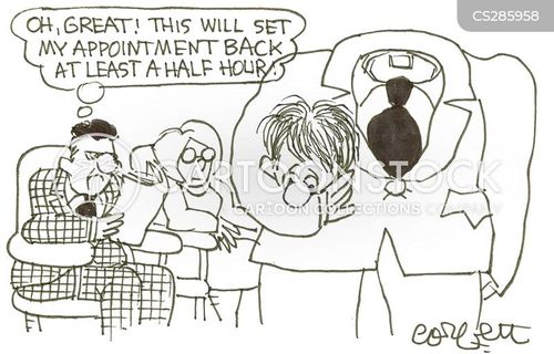 Appointment Time Cartoons and Comics - funny pictures from CartoonStock