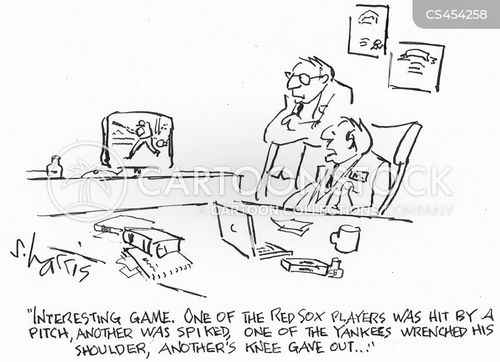 Sporting Injuries Cartoons and Comics - funny pictures from CartoonStock