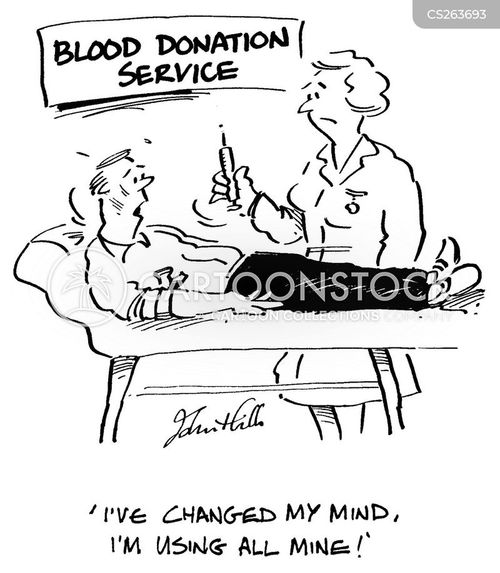 Funny Cartoons About Blood Work