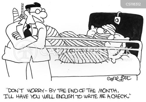 Breaking Bones Cartoons and Comics - funny pictures from CartoonStock