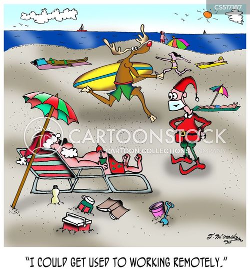 Working Remotely Cartoons and Comics - funny pictures from CartoonStock