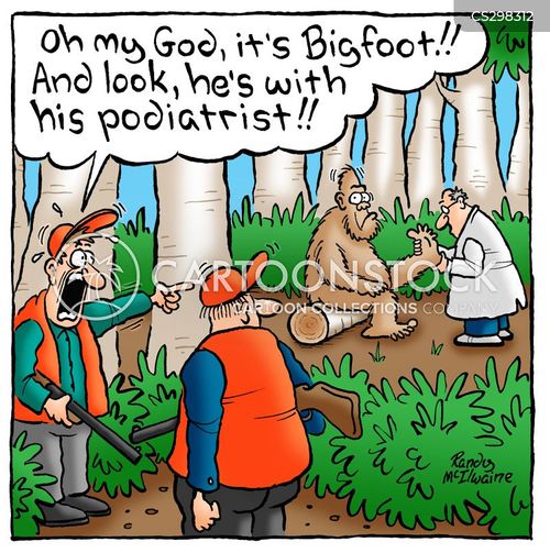 Cryptids Cartoons and Comics - funny pictures from CartoonStock