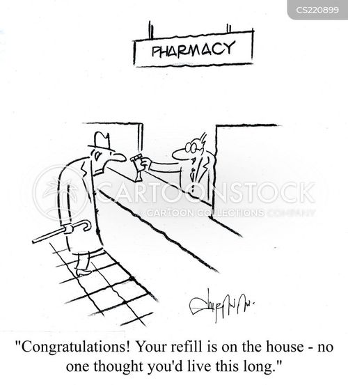 Medication Refills Cartoons and Comics - funny pictures from CartoonStock
