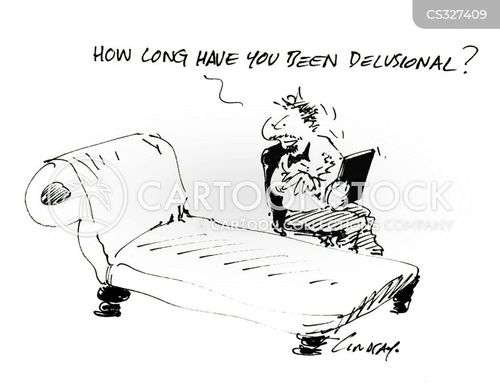 Delusional Disorder Cartoons and Comics - funny pictures from CartoonStock