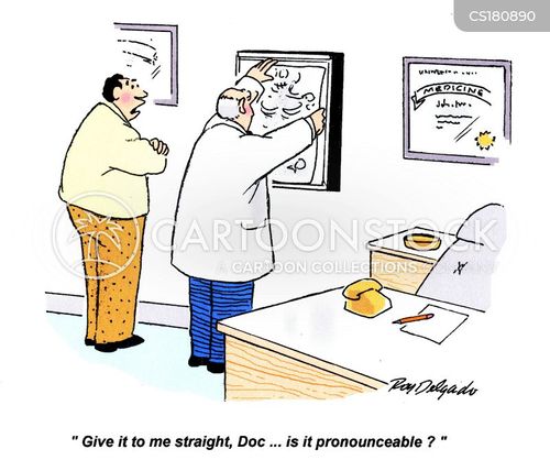 Pronouncing Cartoons and Comics - funny pictures from CartoonStock