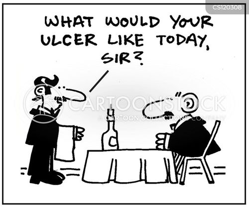 Stomach Ulcer Cartoons and Comics - funny pictures from CartoonStock