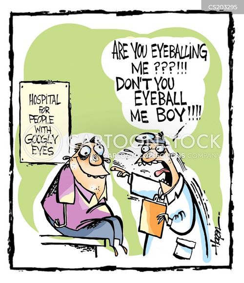 Eyeballing Cartoons and Comics - funny pictures from CartoonStock