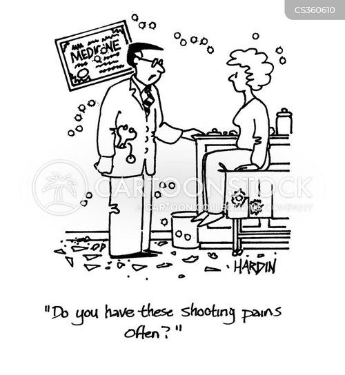 Shooting Pain Cartoons and Comics - funny pictures from CartoonStock