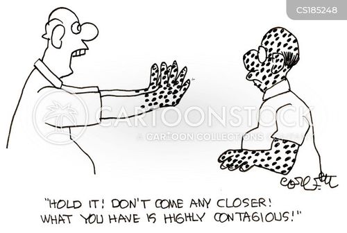 Contagiousness Cartoons and Comics - funny pictures from CartoonStock