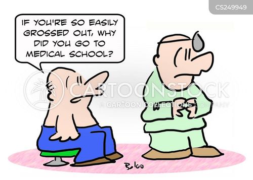 Squeamish Cartoons and Comics - funny pictures from CartoonStock