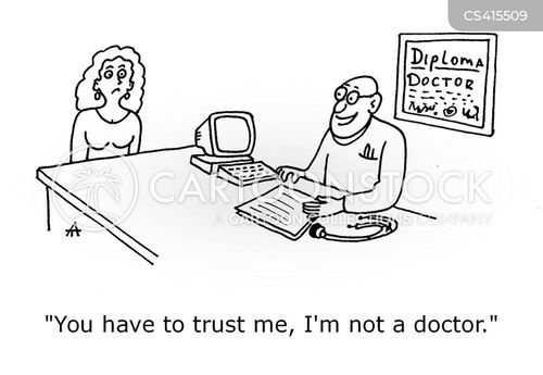 Trust Problem Cartoons and Comics - funny pictures from CartoonStock