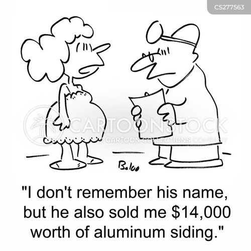 Aluminum Siding Cartoons and Comics - funny pictures from CartoonStock