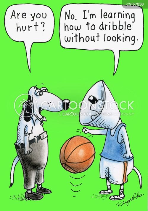 Dribbling Cartoons and Comics - funny pictures from CartoonStock