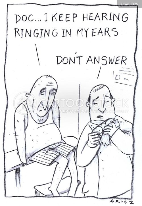 Tinnitus Cartoons and Comics - funny pictures from CartoonStock