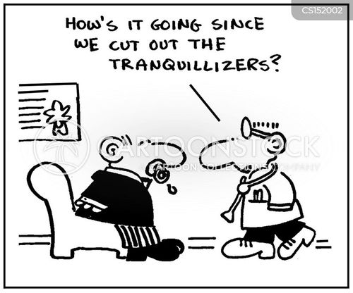 Tranquillizers Cartoons and Comics - funny pictures from CartoonStock