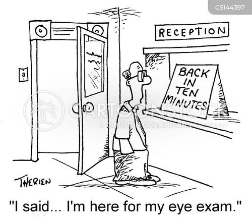 Eye Exam Cartoons and Comics - funny pictures from CartoonStock