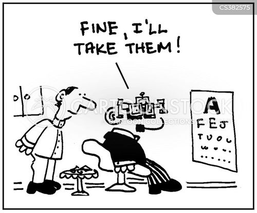 Eye Test Chart Cartoons and Comics - funny pictures from CartoonStock