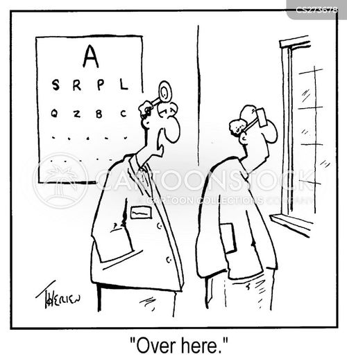Myopic Cartoons and Comics - funny pictures from CartoonStock