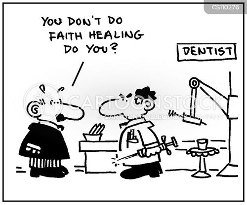 Faith Healing Cartoons and Comics - funny pictures from CartoonStock