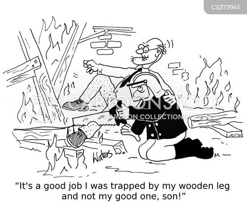 False Leg Cartoons and Comics - funny pictures from CartoonStock