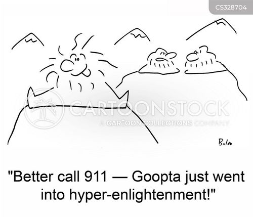 Hyper-enlightement Cartoons and Comics - funny pictures from CartoonStock