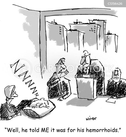 Hemorrhoidal Cartoons and Comics - funny pictures from CartoonStock