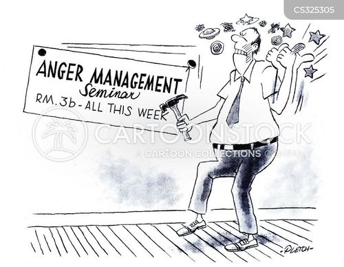 Managing Anger Cartoons and Comics - funny pictures from CartoonStock