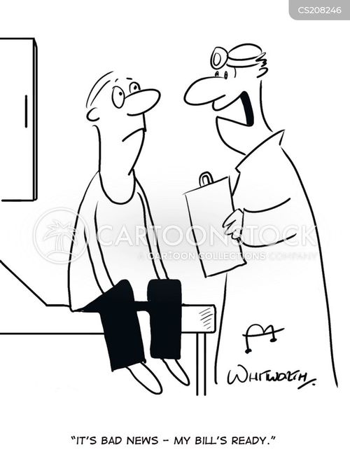 Hospital Bill Cartoons and Comics - funny pictures from CartoonStock