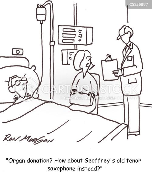 Donating Organs Cartoons and Comics - funny pictures from CartoonStock