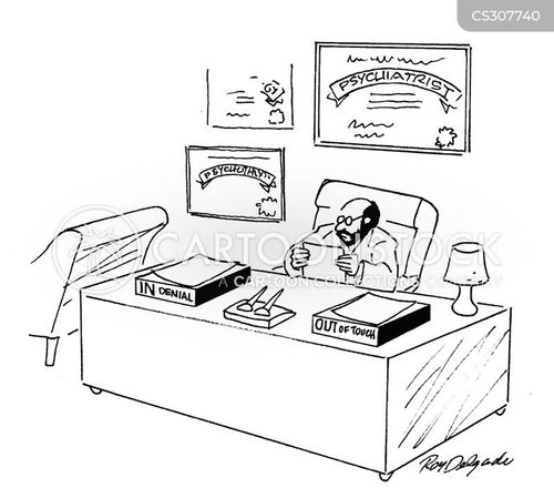 In Denial Cartoons and Comics - funny pictures from CartoonStock