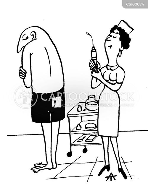 Iv Needle Cartoons and Comics - funny pictures from CartoonStock