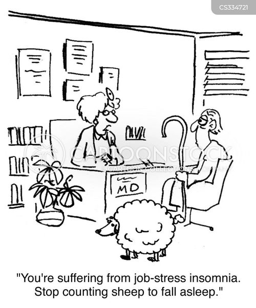 Stressed Doctor Cartoon