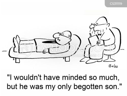 Begotten Son Cartoons and Comics - funny pictures from CartoonStock