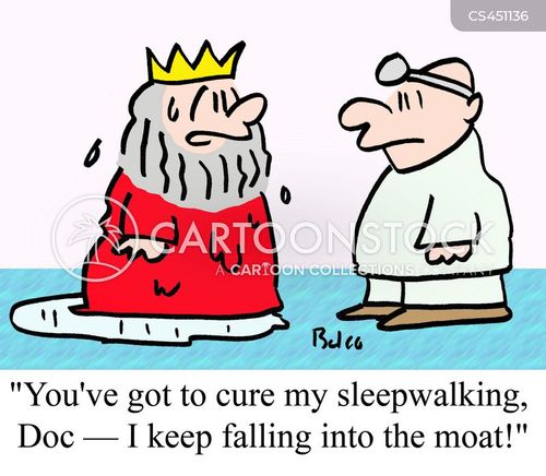 Sleepwalk Cartoons and Comics - funny pictures from CartoonStock