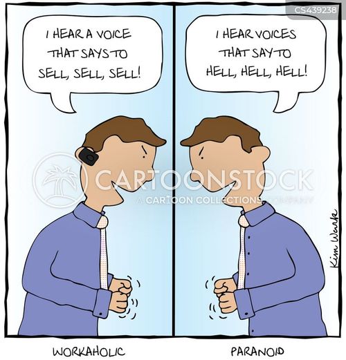 Hearing Voices Cartoons and Comics - funny pictures from CartoonStock