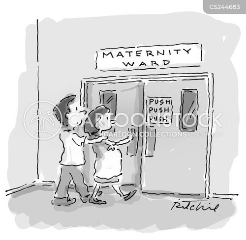 Delivering A Baby Cartoons and Comics - funny pictures from CartoonStock