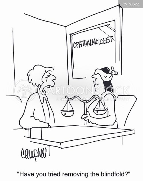 Blindfold Cartoons and Comics - funny pictures from CartoonStock