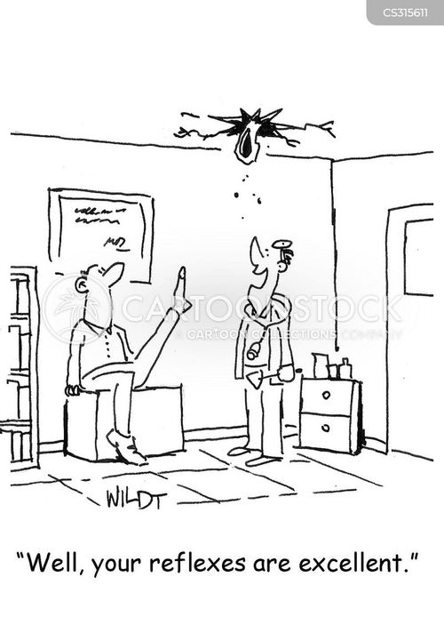Reflex Action Cartoons and Comics - funny pictures from CartoonStock