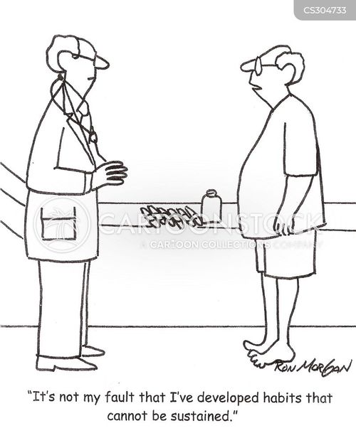 Unhealthy Living Cartoons and Comics - funny pictures from CartoonStock