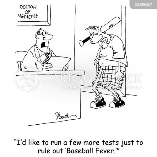 Baseball Fever Cartoons and Comics - funny pictures from CartoonStock