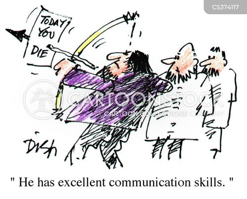 Communication Skills Cartoons and Comics - funny pictures from CartoonStock