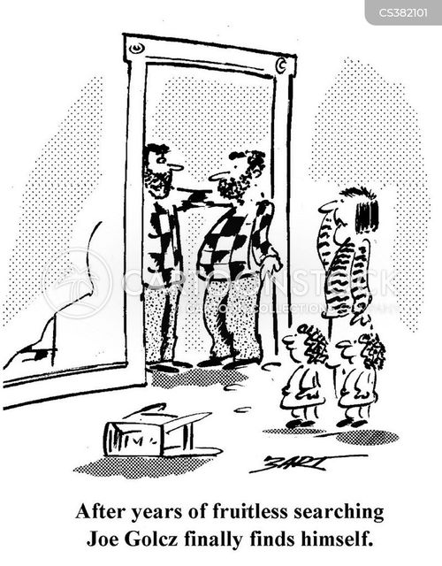 Finding Yourself Cartoons and Comics - funny pictures from CartoonStock