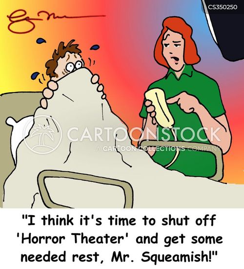 Squeamishness Cartoons and Comics - funny pictures from CartoonStock