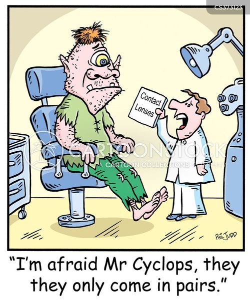 Cyclops Cartoons and Comics - funny pictures from CartoonStock